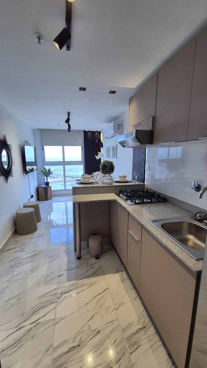Apt De Lujo/ Vista Al Mar & Sky Lounge ! - Ciudad de Panamá