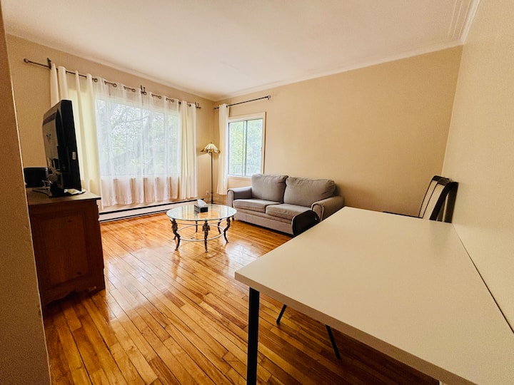 Warm & Cozy Apartment, King Bed, Parking Riverview - Dorval