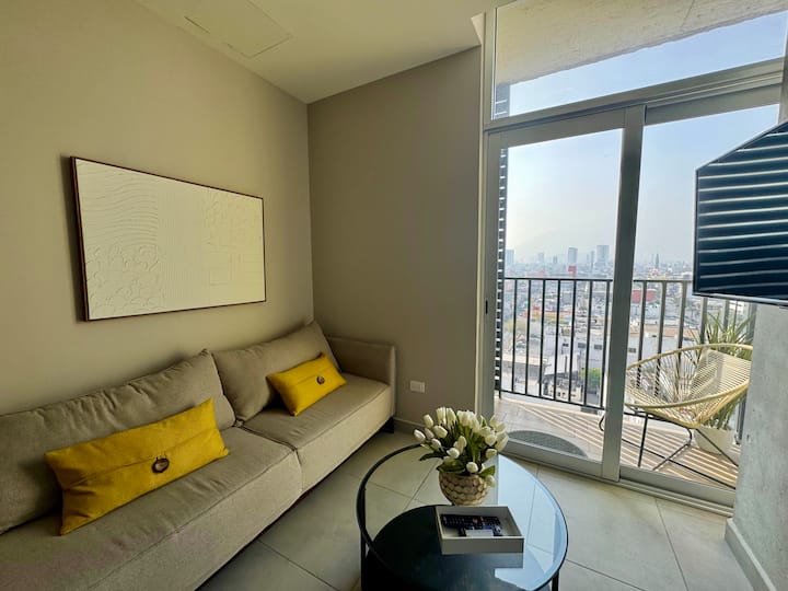 Depto En El Corazón De Mty/15 Min Cas/10minsanpedr - Monterrey