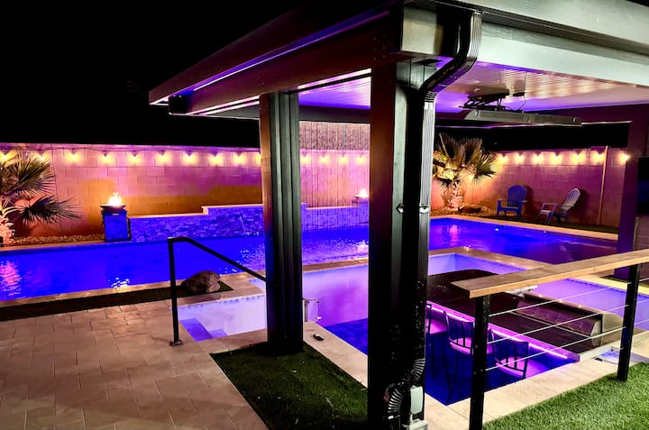 Resort Like Property W/salt Pool Pickleball Court - Maricopa, AZ