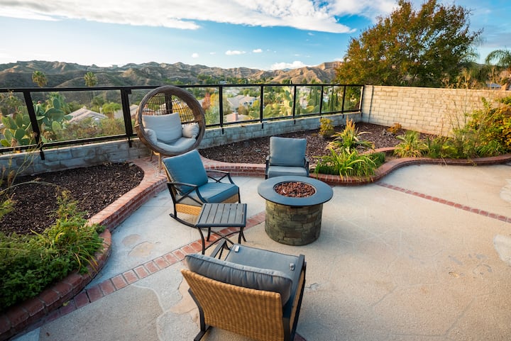 4bd Lux Oasis - Mountain Views, Spa, Grill, Garden - Santa Clarita, CA