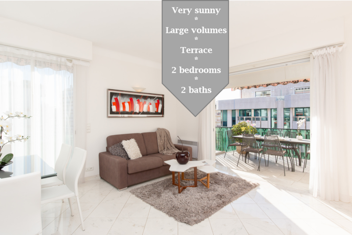 Mariott Area: Sunny 2 Beds /2 Baths - Cannes