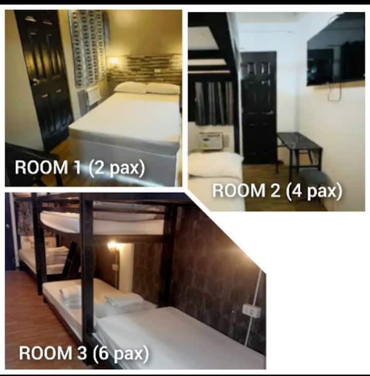 Leikagem 2345 (3rooms, Netflix, 3 T&b, Hotshower) - Legazpi City