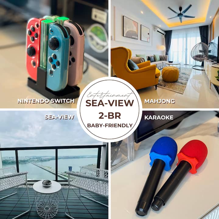 Charming Sea View 2br 2bath R&f Princess By Anju - Woodlands