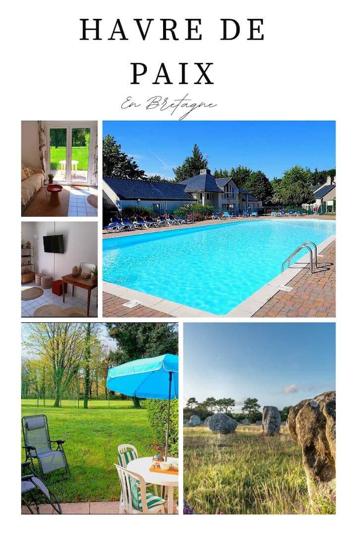 Logement Entier 4 Pers, 1 Chambre, Golf, Piscine - Ploemel