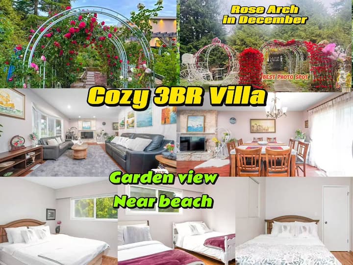 Cozy 3br Villa · Garden View · Beach & Breakfast - Surrey