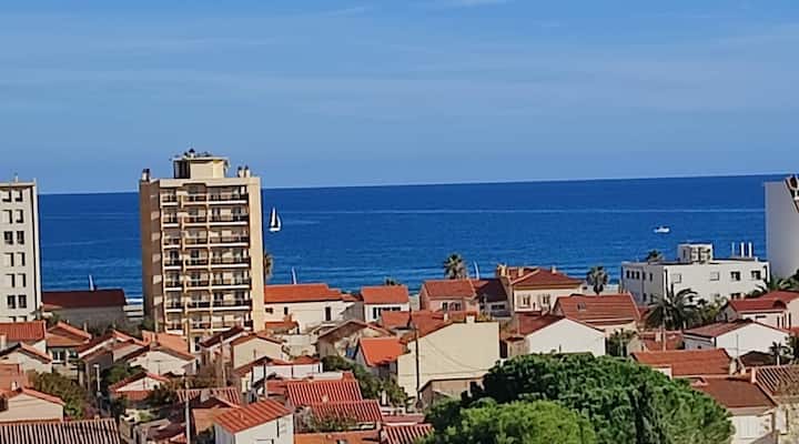 Vue Panoramique Mer Et Montagne - Sainte-Marie-la-Mer