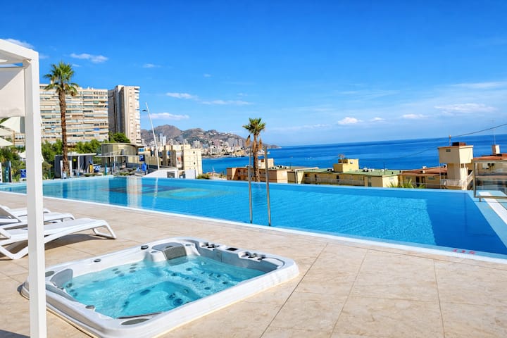 3 Pokojowy Apartament W Sunset Cliffs - Benidorm