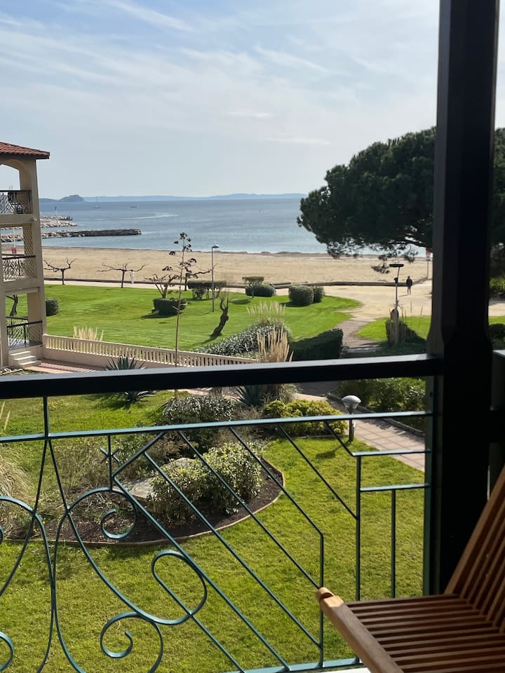 Appartement Sur La Plage De Miramar 45 M 2 - La Londe-les-Maures