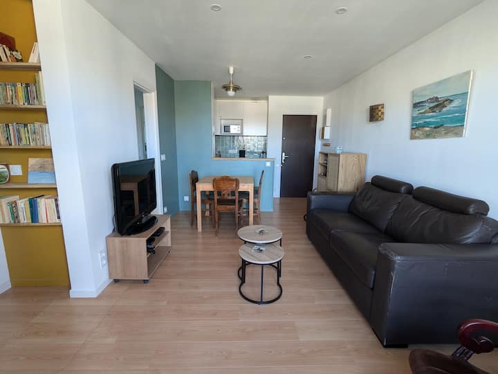 Cosy Dernier éTage, Balcon Vue Mer, 2 Chambres - Cabourg