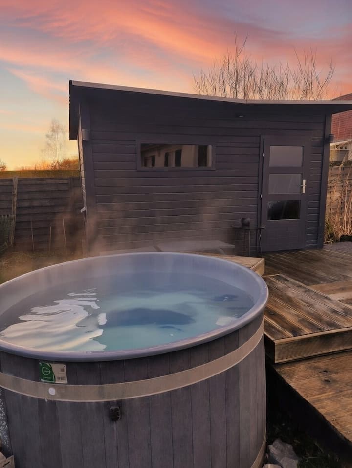 Le Pré Des Plages - Bain Nordique Et Sauna - Houlgate