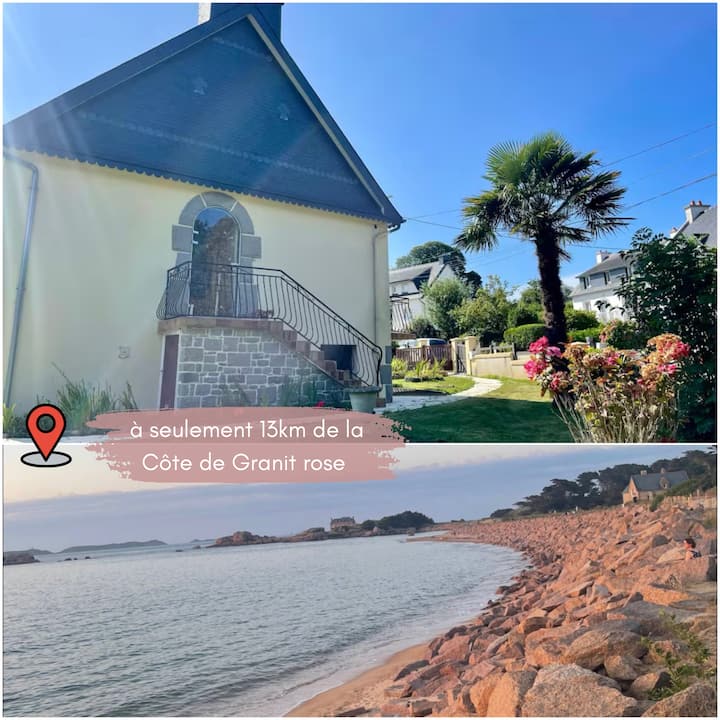 Maison Familiale Spacieuse - Jardin & Mer à 10 Min - Lannion