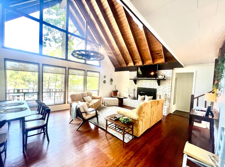 Cozy Lakeside Rustic Cabin Toledo Bend Skiers Cove - Toledo Bend Reservoir