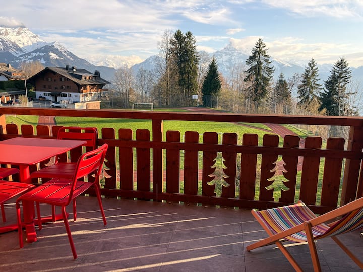 Familie Appartement Met Mt Blancdents Du Midi View - Villars-sur-Ollon