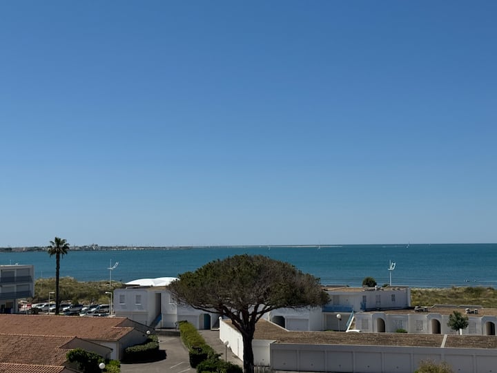 Vue Mer - Appt à 2 Min De La Plage - Le Boucanet - Aigues-Mortes