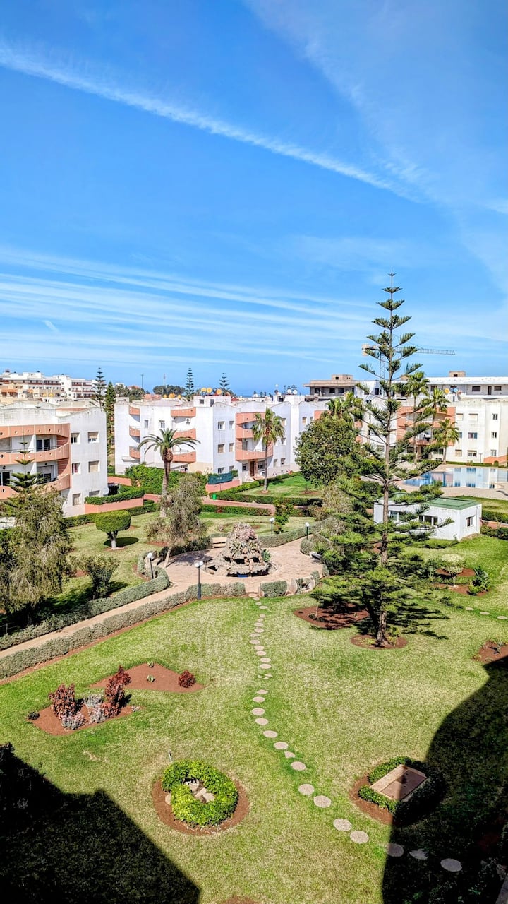 Appartement En Bord De Mer, 3 Piscines Et Verdure - Mohammédia
