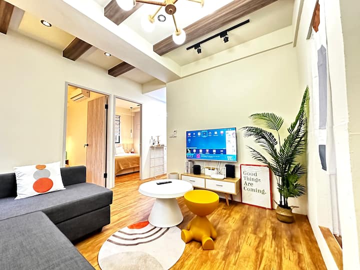 Uncle W Apartment/西門夜市/2房/全新隔音窗 - Taipeh