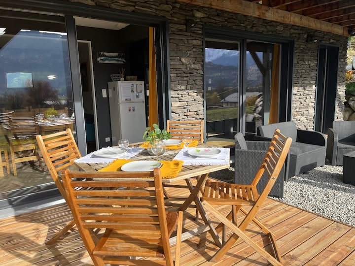 Vue Mont-blanc : Appart Cosy Avec Jardin - Passy