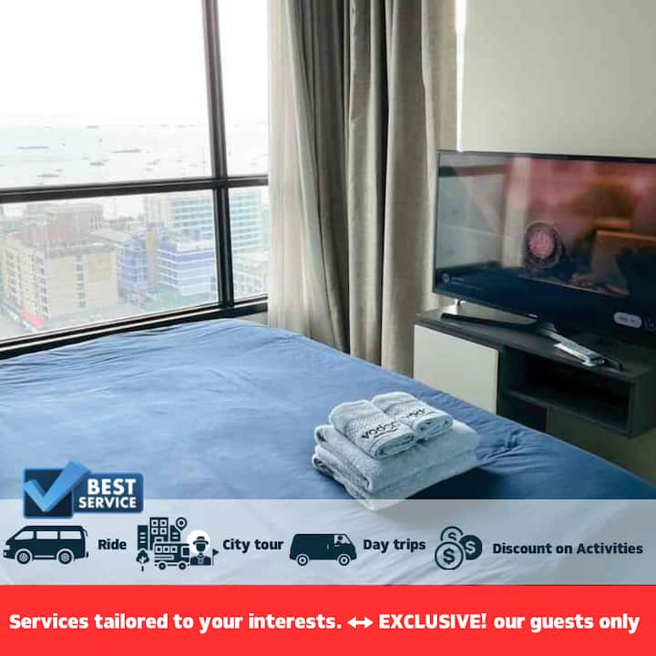 The Base 2-bedrooms Seaview Floor21 - Pattaya