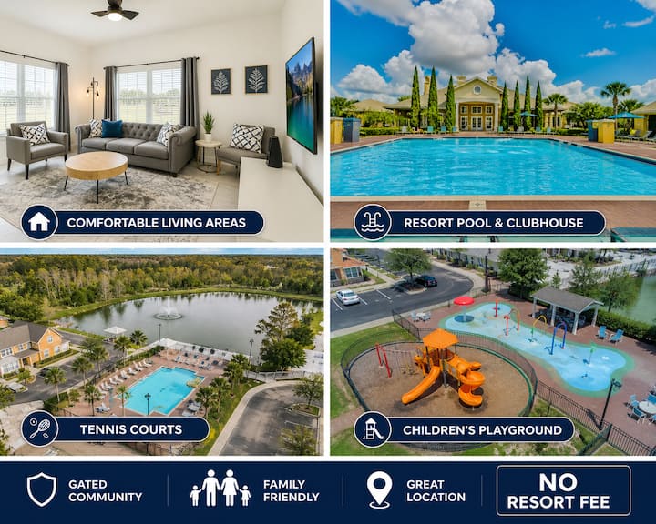 Amazing 4bd Villa•lake• No Resort Fee•near Disney - Kissimmee