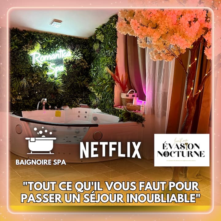 Love Room Romantica - 35m2 - Jaccuzzi - Parking - Saint-Dié-des-Vosges