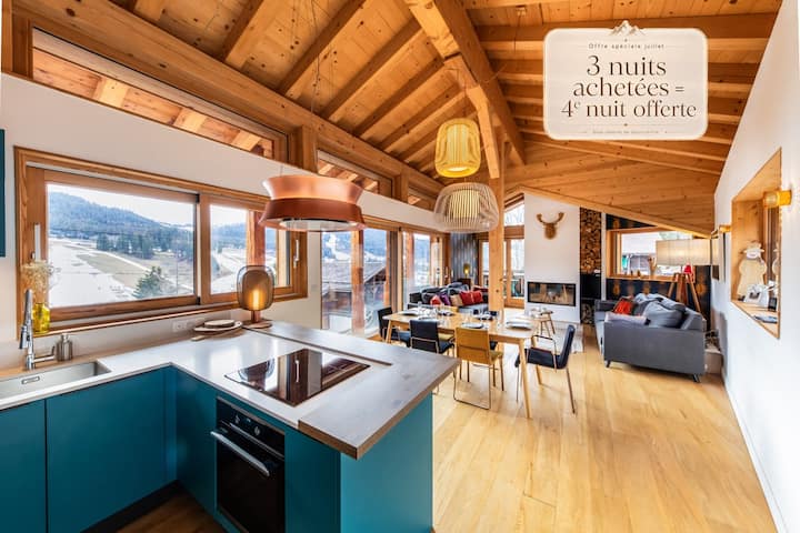 Chalet Cocoon | Les Gets | Ski-in/ski-out| Jacuzzi - Morzine
