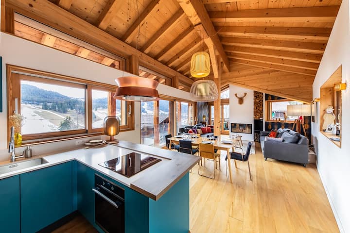 Chalet Cocoon | Les Gets | Ski-in/ski-out| Jacuzzi - Morzine