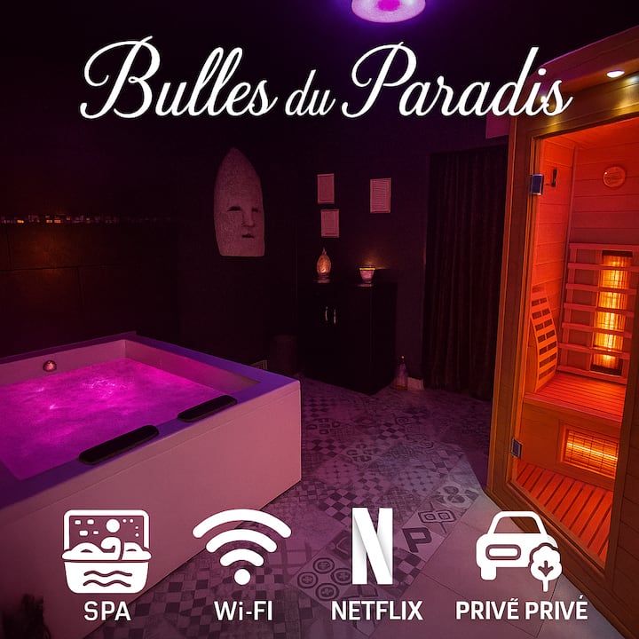 Bulles Du Paradis Spa Privatif, Sauna & Jardin - Fort-Mahon-Plage