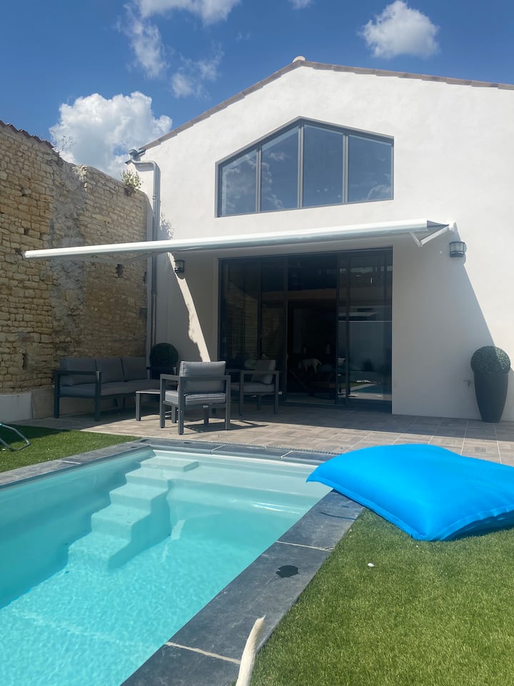 Superbe Maison Charentaise-10 Min De La Rochelle - Charron