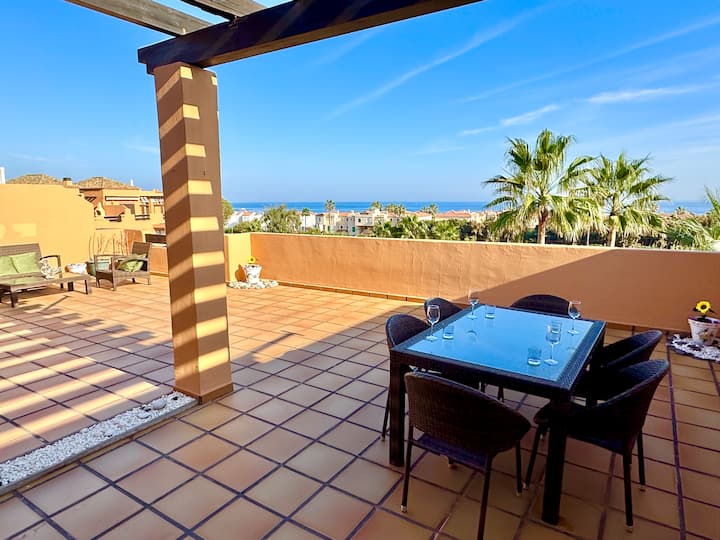 Costa Sea View Penthouse - Casares