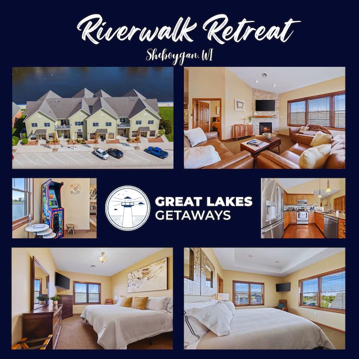 Riverwalk Retreat | 3br Walk To Lake & Downtown - South Shore Beach, WI