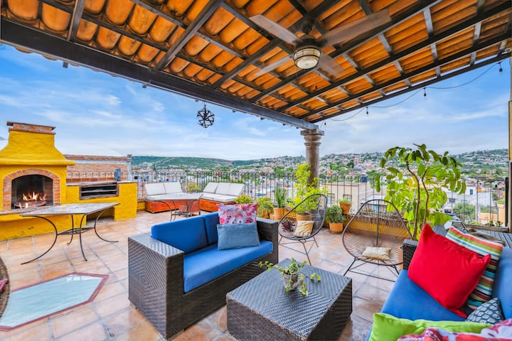 Gorgeous Home & Spectacular Views @ Casa Azul - San Miguel de Allende