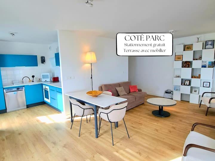 Côté Parc, Calme Dernier éTage Avec Terrasse - Lyon