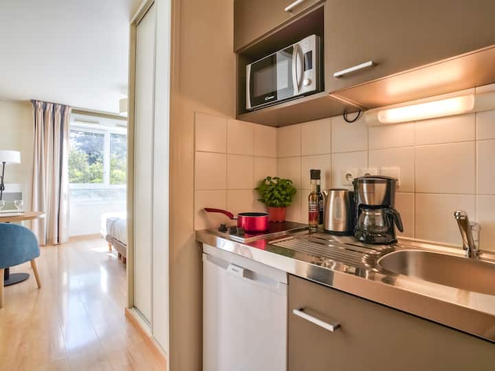 Studio éQuipé 10 Min Porte Choisy & à 200 M Du T9 - Vitry-sur-Seine