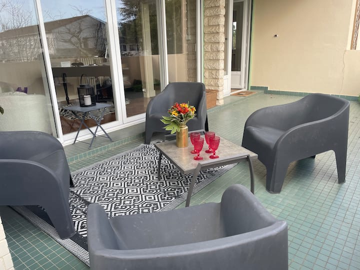 Bergerac Grande Maison Familiale/terrasse/jardin - Bergerac