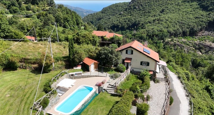 Country House With Pool And View Sea Terrace - Stella