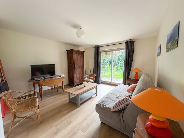 Beau 2 Pièces Jardin Vue Sur Mer - La Richardais