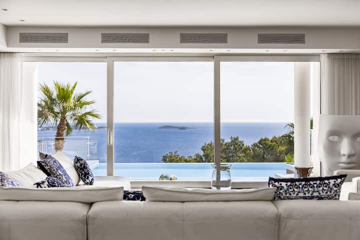 Modern Sea-view Villa In Santa Eulària - Santa Eulària des Riu
