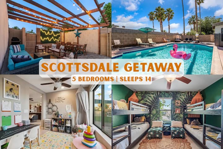 Family Getaway W/ Heated Pool & Themed Rooms - Phoenix, AZ