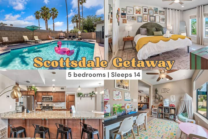 Family Getaway W/ Heated Pool & Themed Rooms - Phoenix, AZ