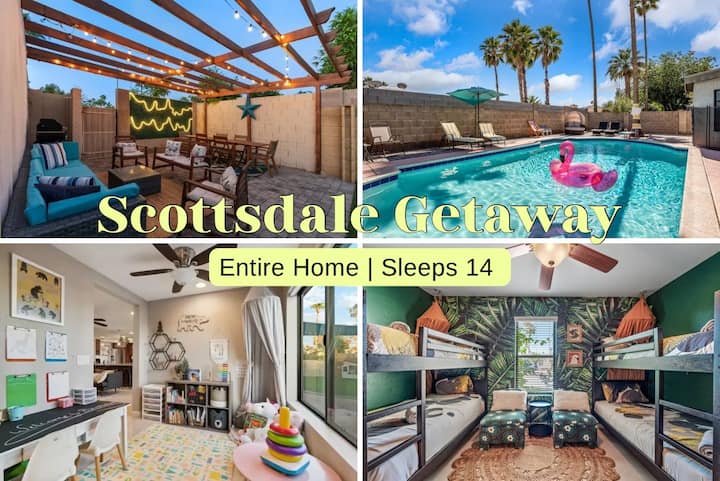 Family Getaway W/ Heated Pool & Themed Rooms - Phoenix, AZ