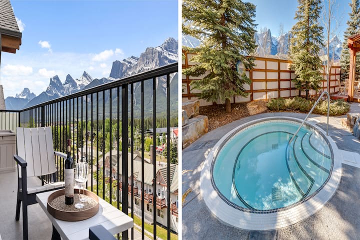 Top Floor Suite | Stunning Panoramic Mountain View - 캔모어