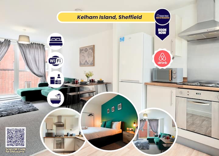 Business-ready 3br • Wi-fi • Sleeps 6 • Sheffield - The University of Sheffield