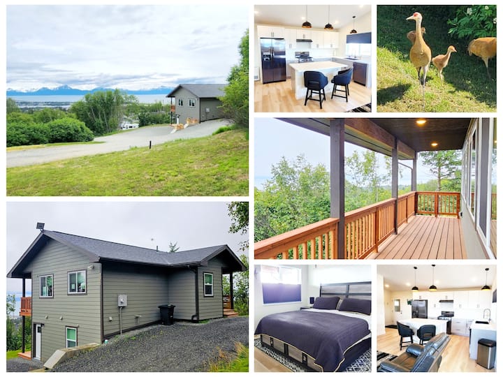 Grand Bay View | In Town | Covered Deck | Sleeps 4 - Homer, AK
