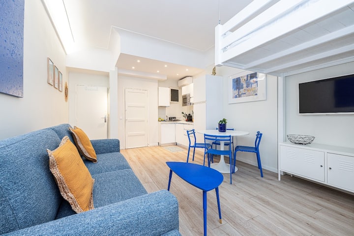Le Loft Niçois Rue Congrès Plage - Plage de la Réserve - Nice