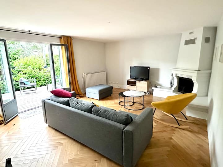 Maison Et Jardin Au Calme Absolu - Colombes