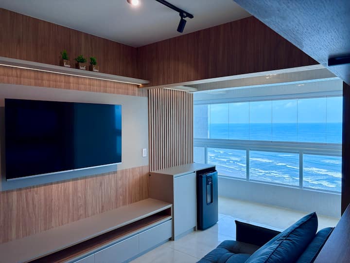 Front Of The Sea! 7 People - Praia Grande - Praia Grande