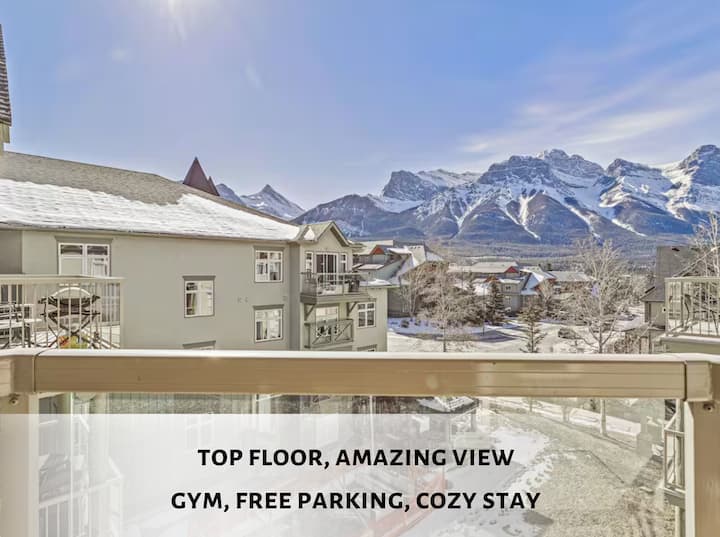 W411-top Floor, Amazing View, Free Parking, Gym - Canmore