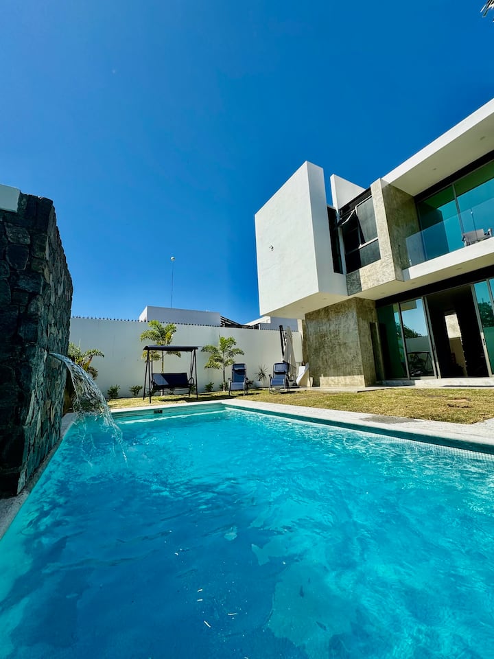 Luxury Residence With A/c, Cozy Swimming Pool - Colima