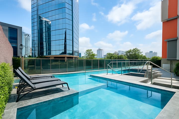 Loft De Lujo Z10 | 2br Superhost | Piscina/jacuzzi - Guatemala